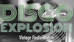 Radio Disco Explosion - Vintage Radio Station on the word